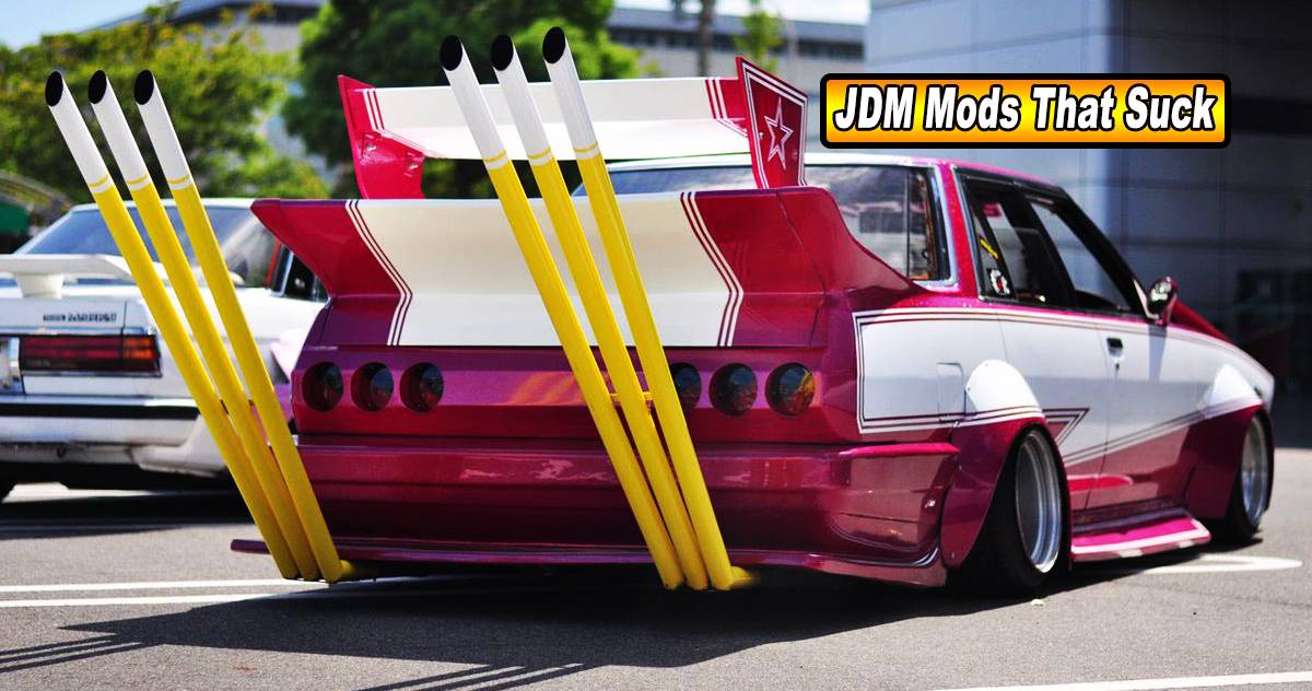 25 JDM Mods That Make Zero Sense