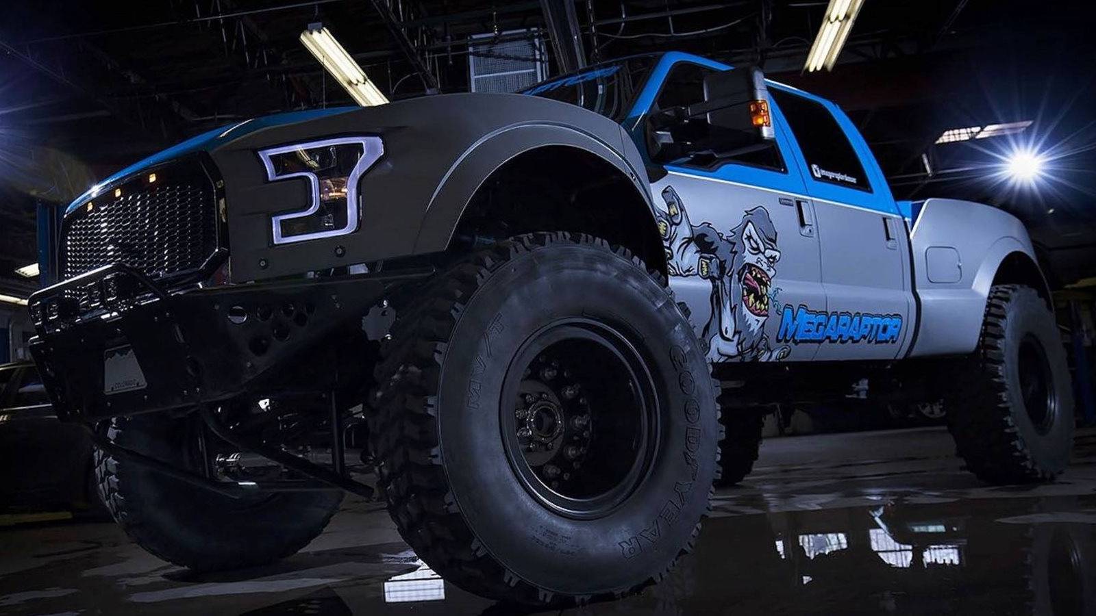 Defco Trucks Makes Huge F-350 Mega Raptor