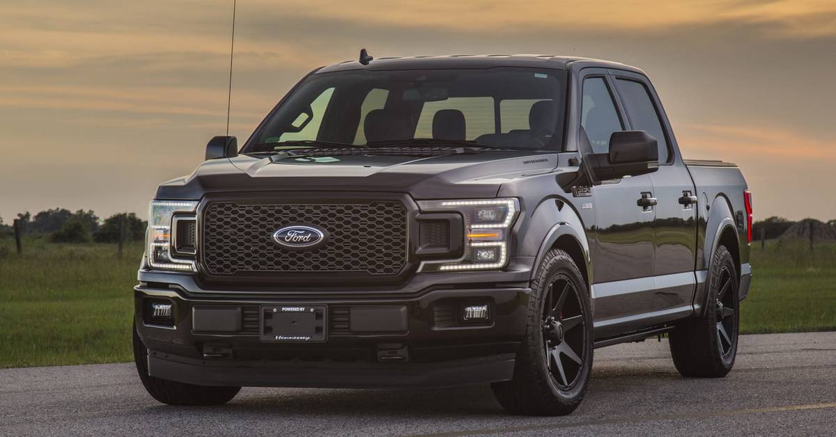Ford F 150 Hennessey Hennessey Brings The Brawn With The Imposing Gen