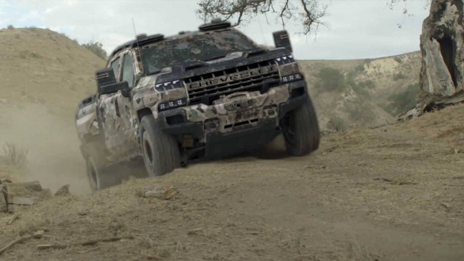 Chevrolet Silverado ZH2 Concept Is The Perfect Military Pickup