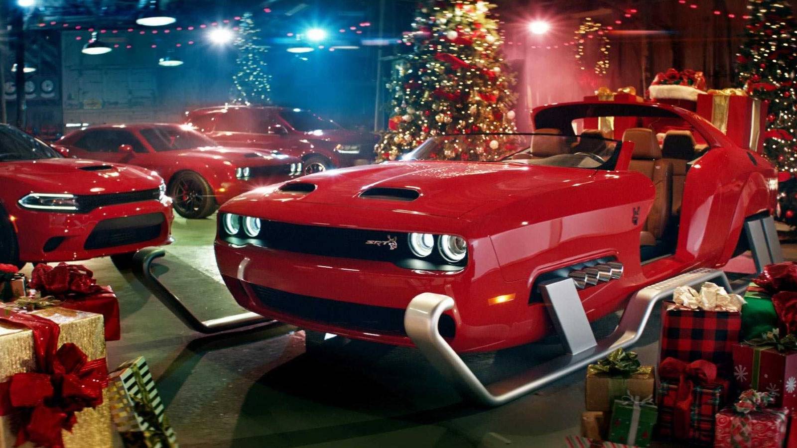 Dodge's Holiday Ad For The Challenger SRT Redeye Makes Santa's Sleigh Cool