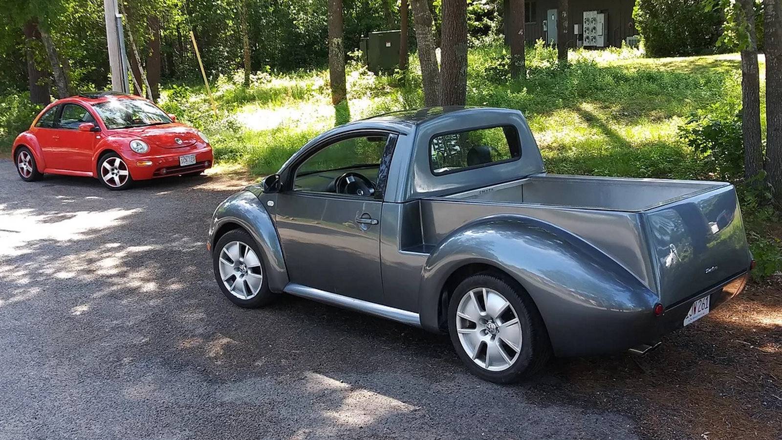 Turn Your New VW Beetle Into A Tiny Pickup Truck With This Adorable ...