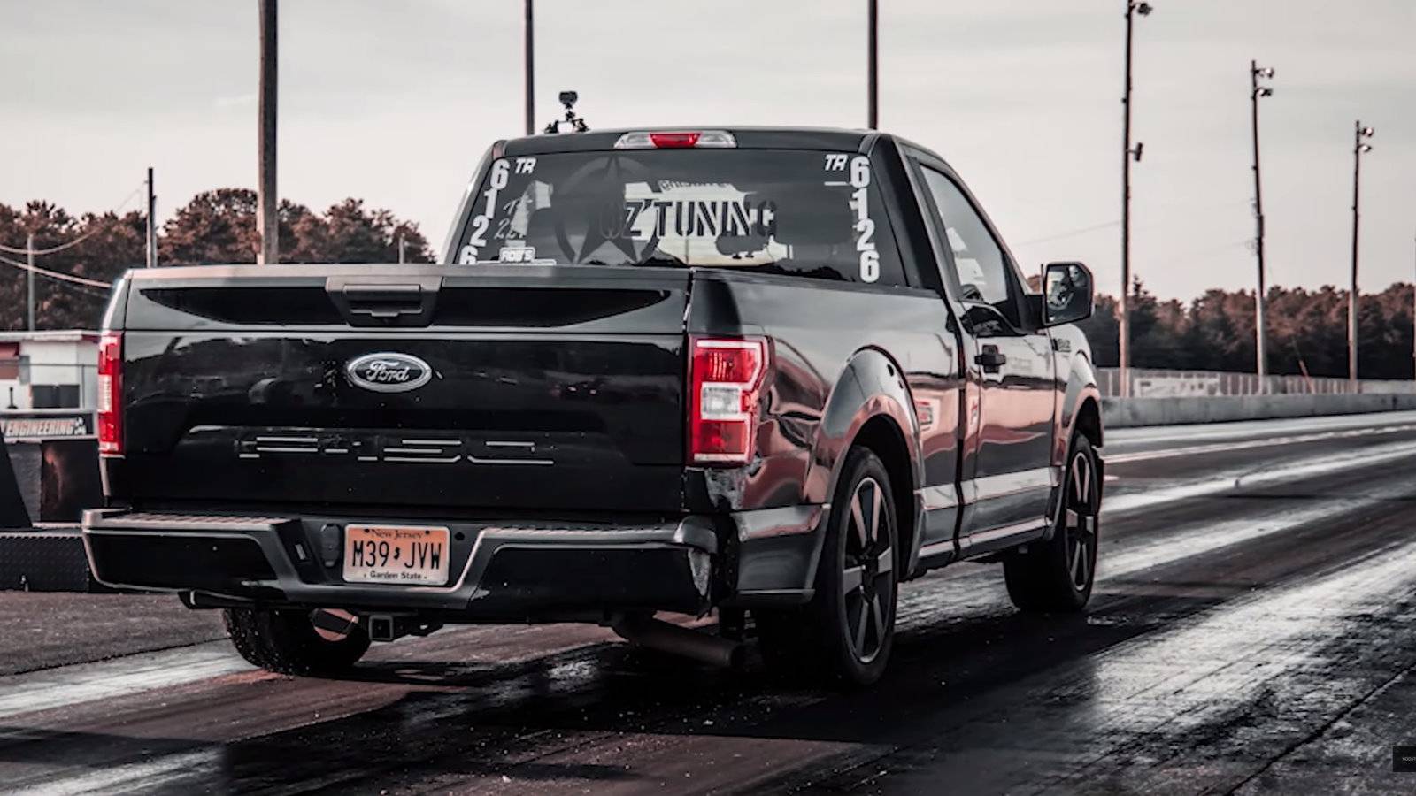 Supercharged F-150 Answers Whether It Is Faster To Race With Tailgate ...
