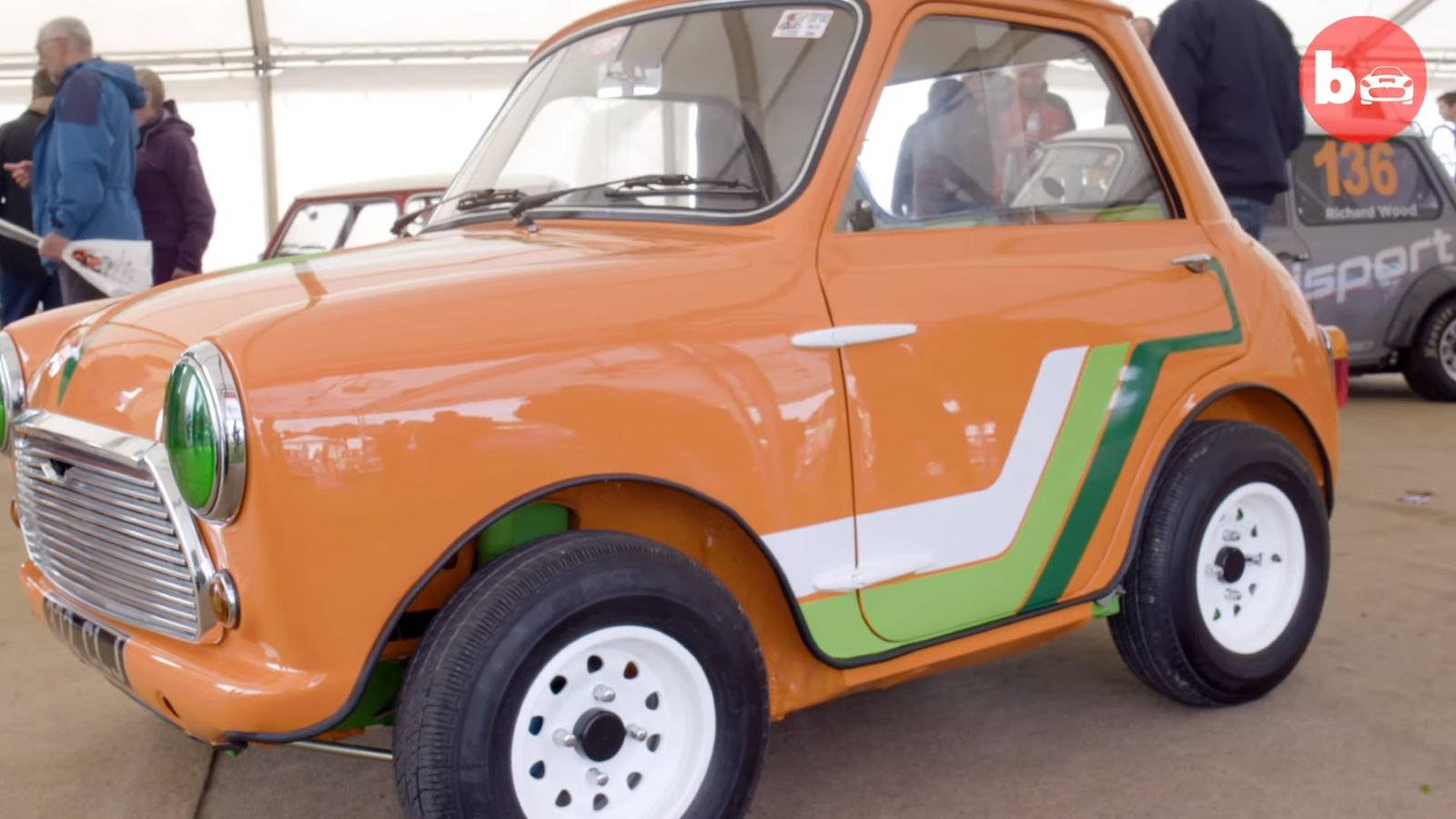 This Mini Was Cut In Half To Create The Smallest Car Ever