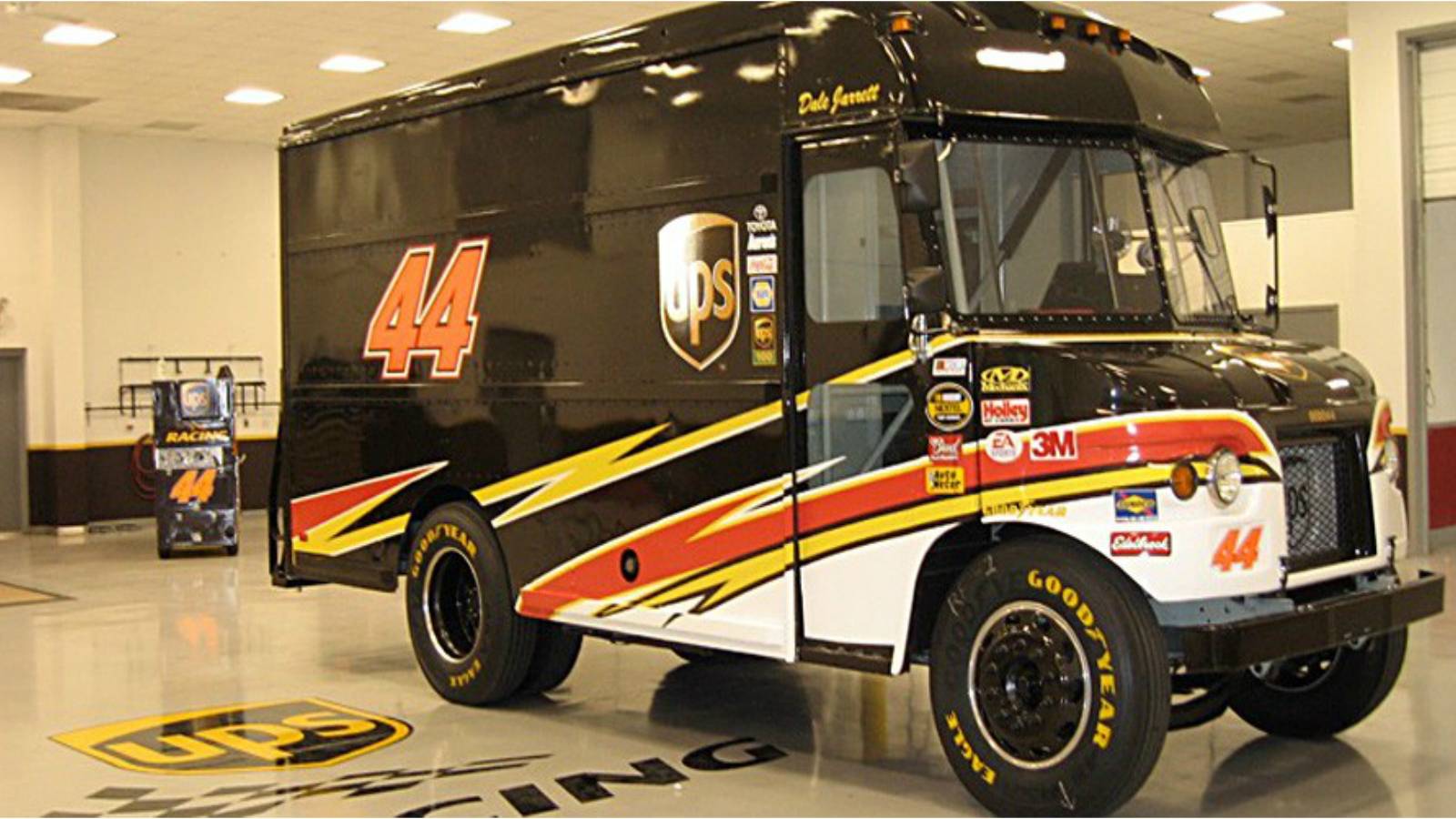 UPS Truck Turned Race Car Now Up For Auction