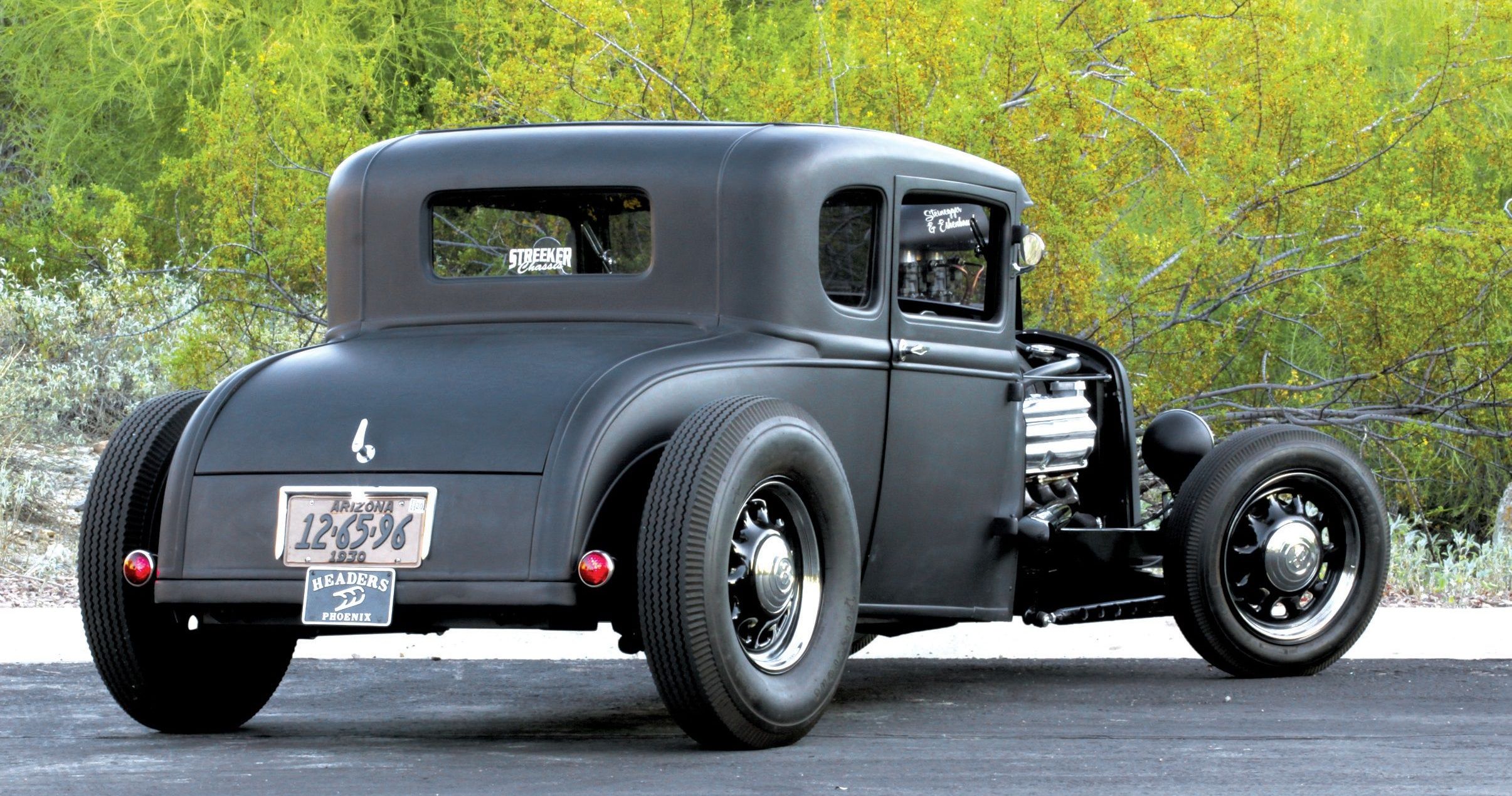 Flat Black Blown Hemi 1930 Ford Model A Is A Racing Legend