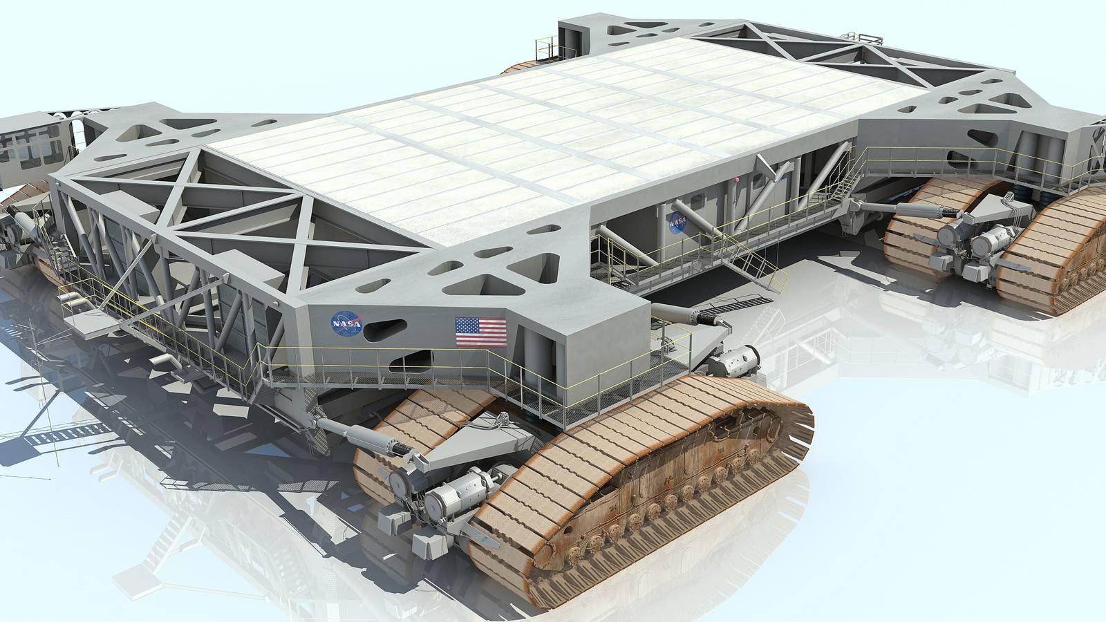 NASA's Crawler-Transporter Took Us To The Moon...At 1 MPH!
