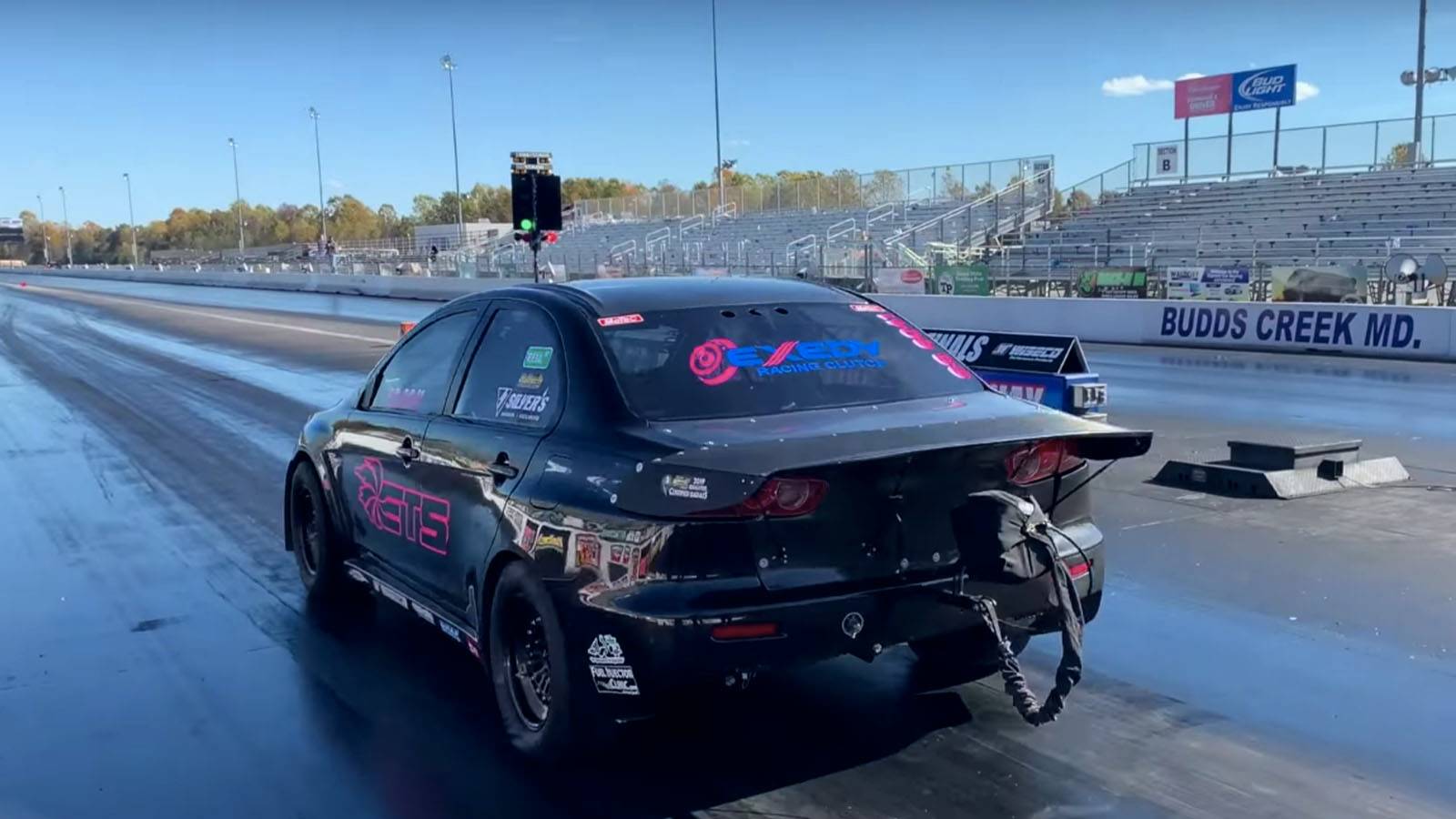 Watch A 1300 HP Lancer Evo Set A Drag Strip World Record