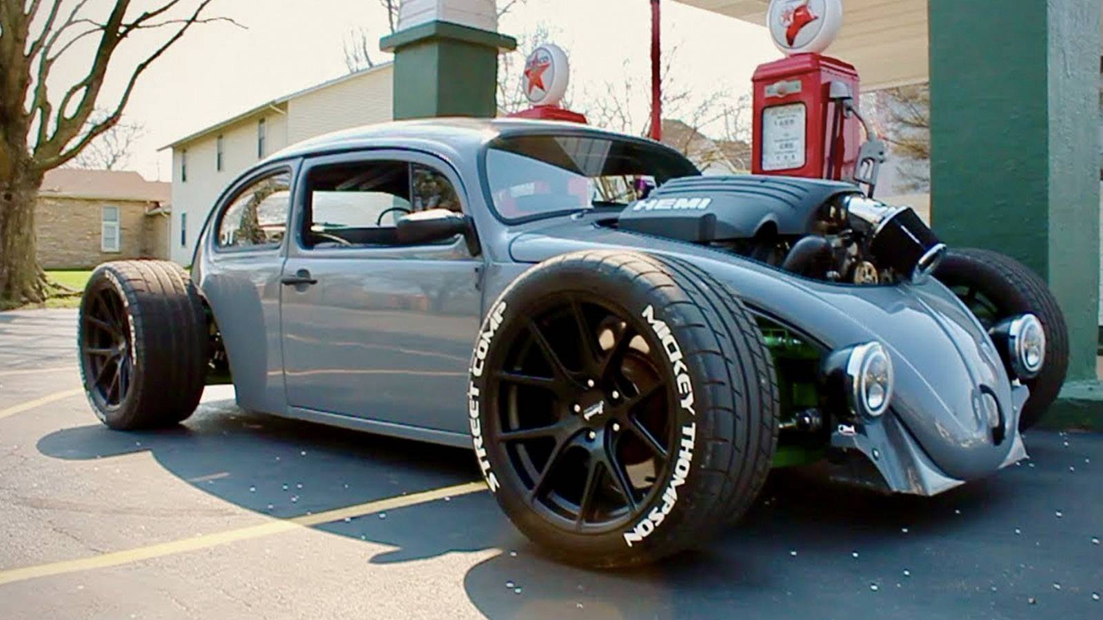 Swapped! Crazy VW Beetle Modded With Hemi Power
