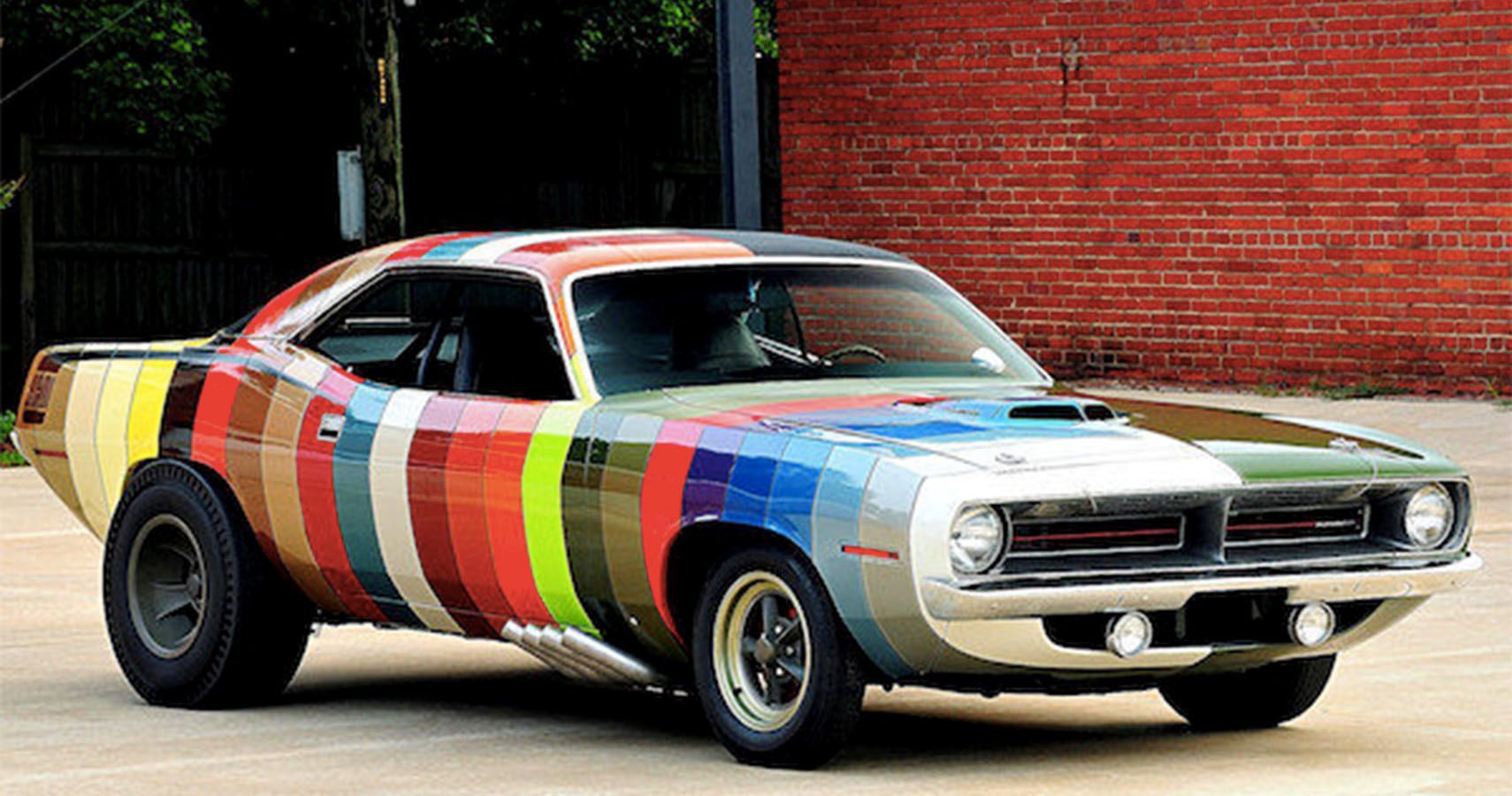 Two Face: 1970 Plymouth Hemi 'Cuda Goes Full-On Crayola | HotCars