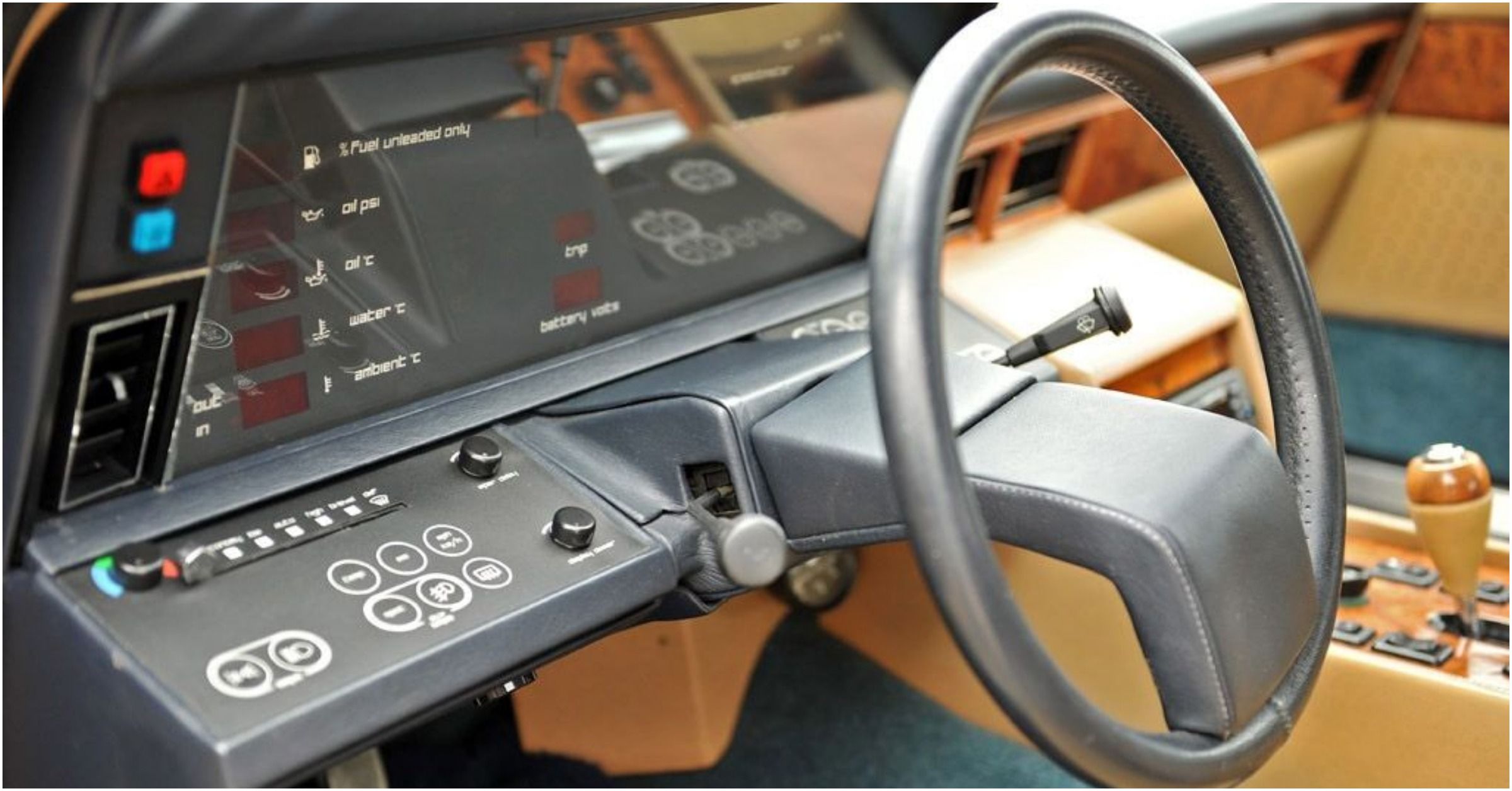 These Are Weirdest Dashboards And Center Consoles Of The Car Industry