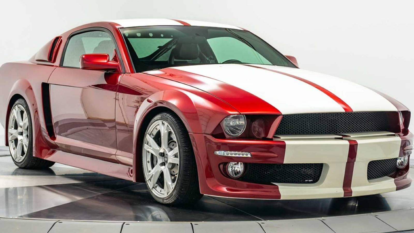 Revisiting SEMA: Check Out This Wild Lambo Stuffed Mustang