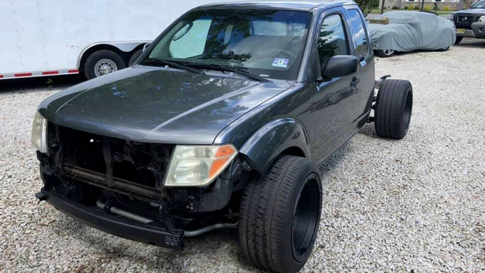 AWD-Swapped Turbo LSX Nissan Frontier Ready For Drifting