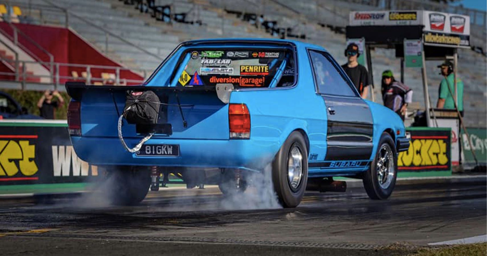 Watch The World's Fastest Subaru BRAT Run 7s At The Strip