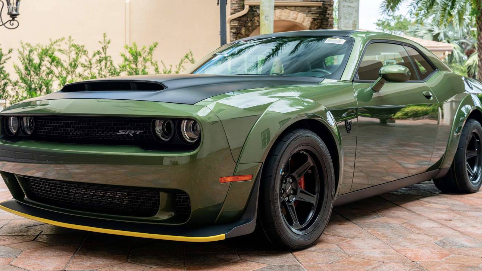 Dodge Demon With Only 6 Miles On The Clock Hits Bring A Trailer