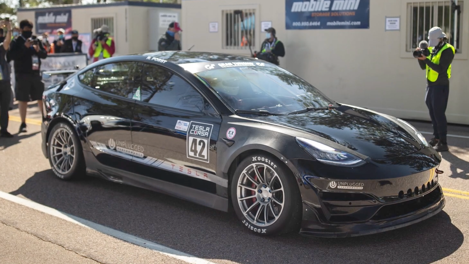 Watch Hoonigan Go Deep On Crazy Pikes Peak Tesla Model 3