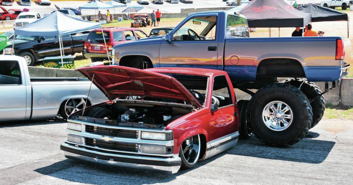 Stanced Lifted Trucks