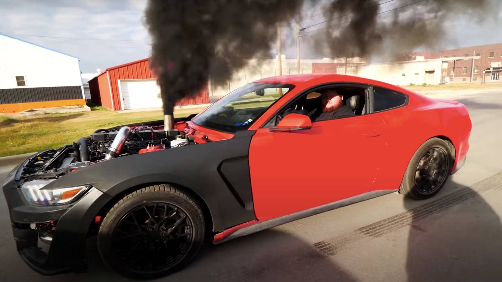 This Cummins-Swapped Ford Mustang Roars, Spits Flames, Leaves Sanity ...