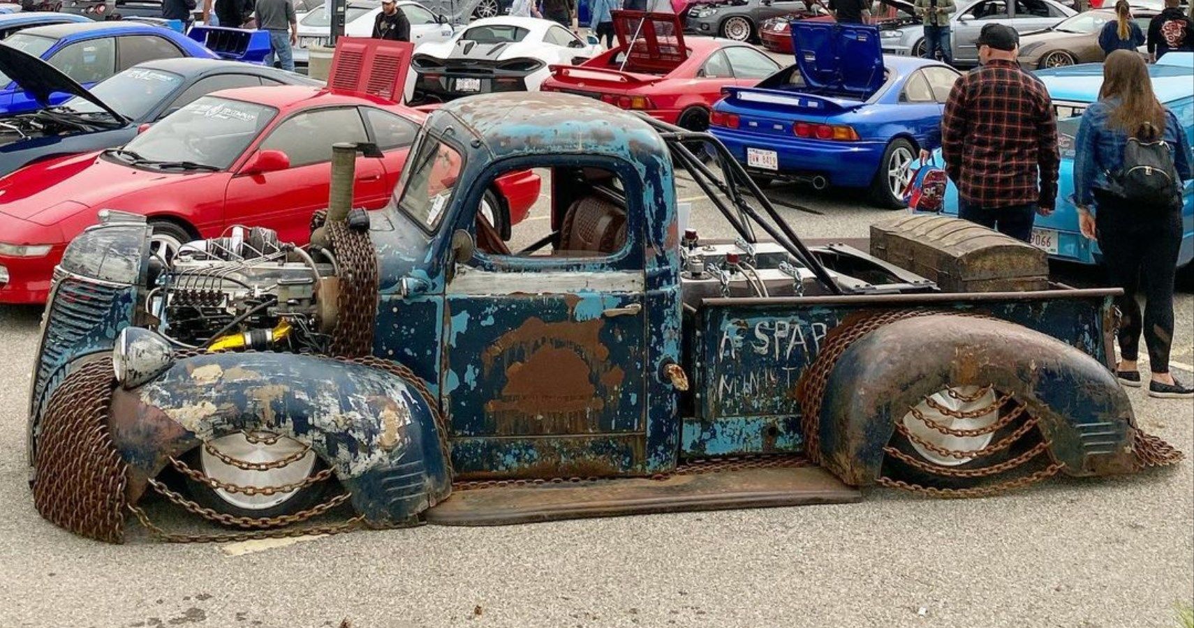 Insane Diesel Rat-Rod Uses 350-Foot Chain For Body Panel Gaps And A ...