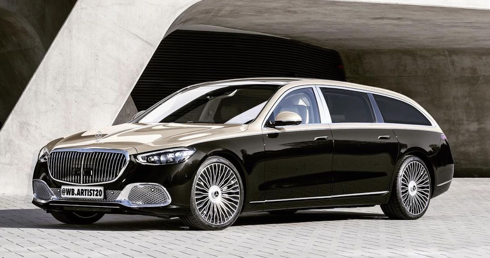 2022 Mercedes-Maybach Rendered Into A Station Wagon
