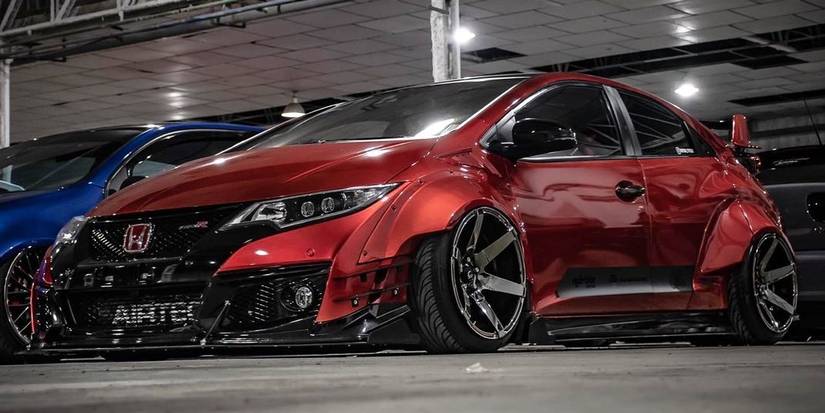 10 Of The Coolest Slammed Honda Civics