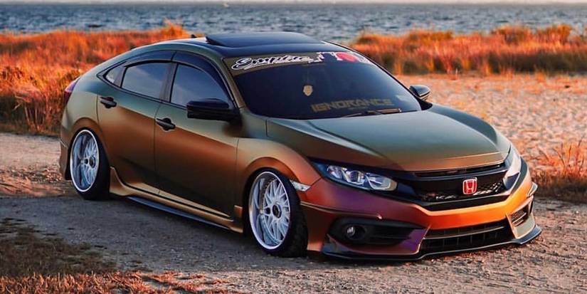 10 Of The Coolest Slammed Honda Civics