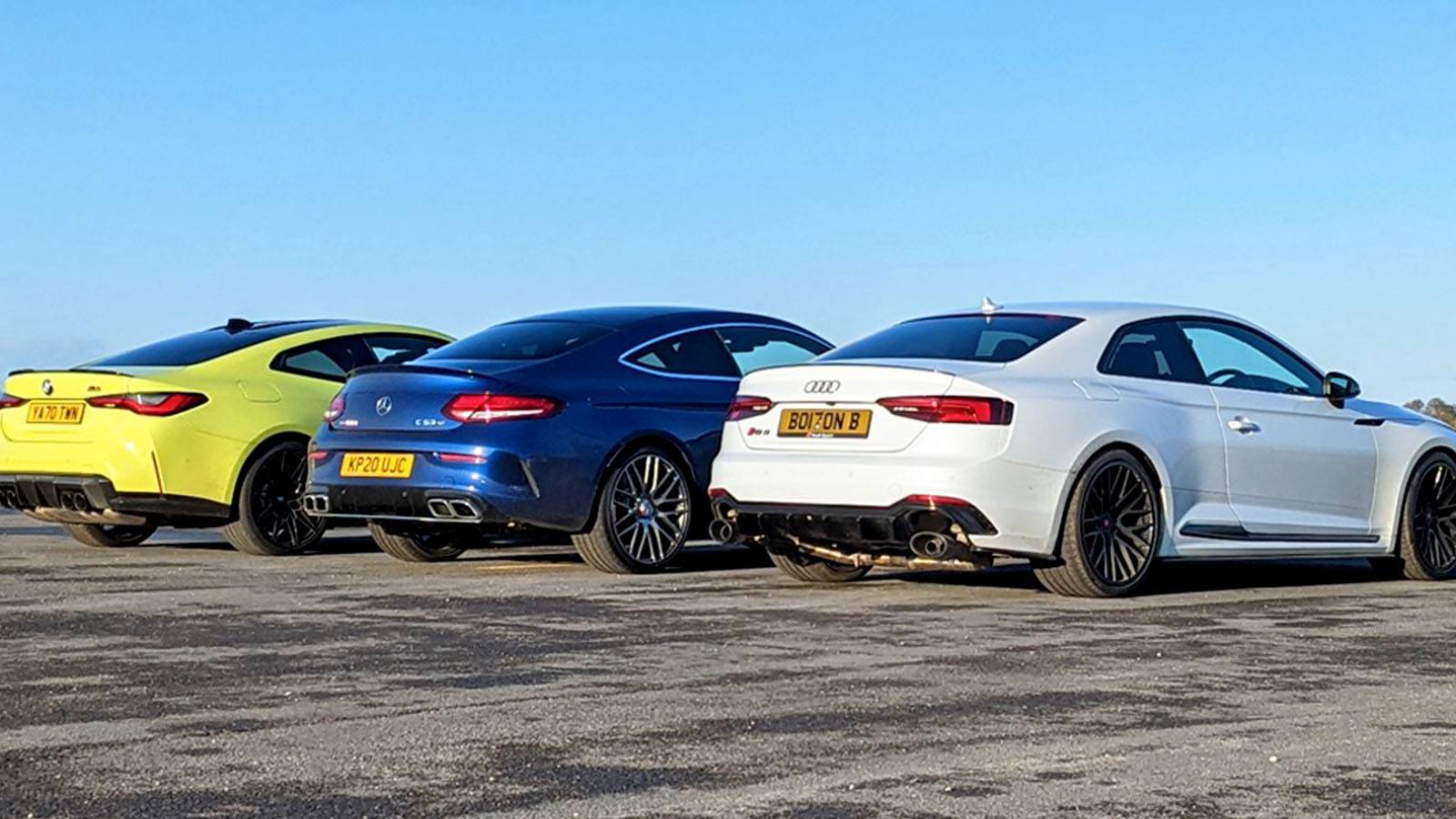 German Super Coupes Square Off: BMW M4 Vs Audi RS5 Vs Mercedes-AMG C63 S