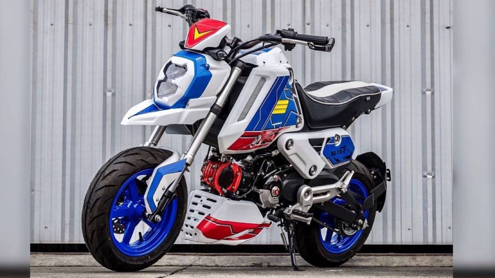 Custom Honda Grom Gundam Is The Japanese Mashup You Didn’t See Coming
