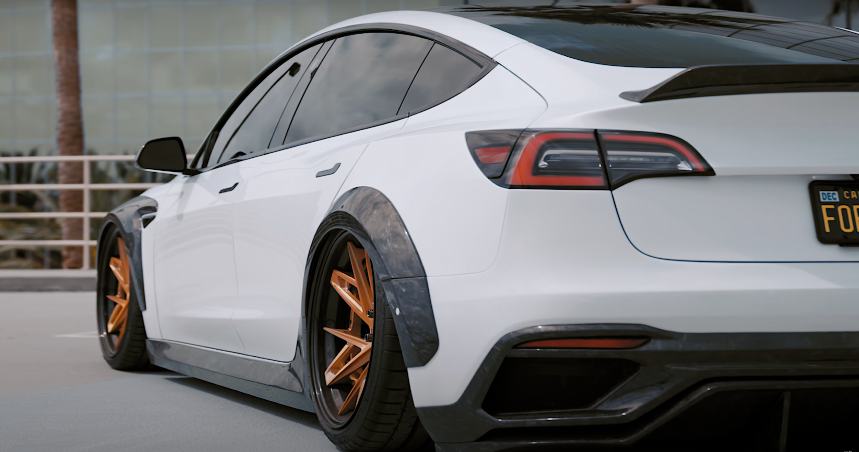 Tesla Model 3 Looks Radical In Forged Carbon Widebody Kit