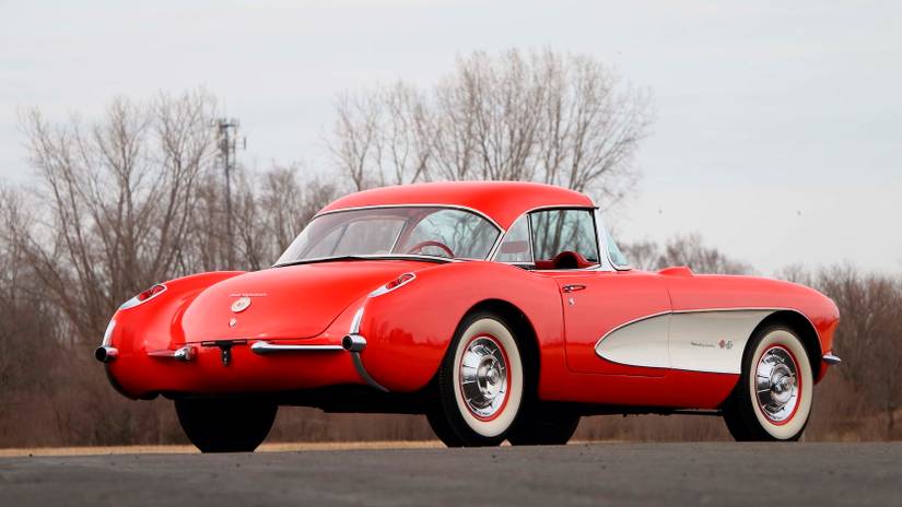 corvette c1 red