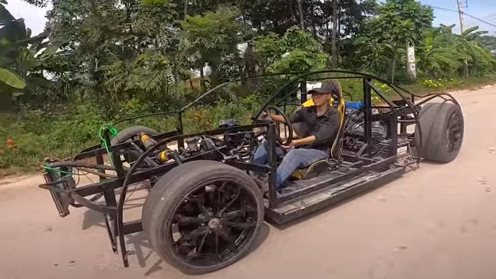 Homemade Bugatti Chiron Undergoes Test Drive In Vietnam