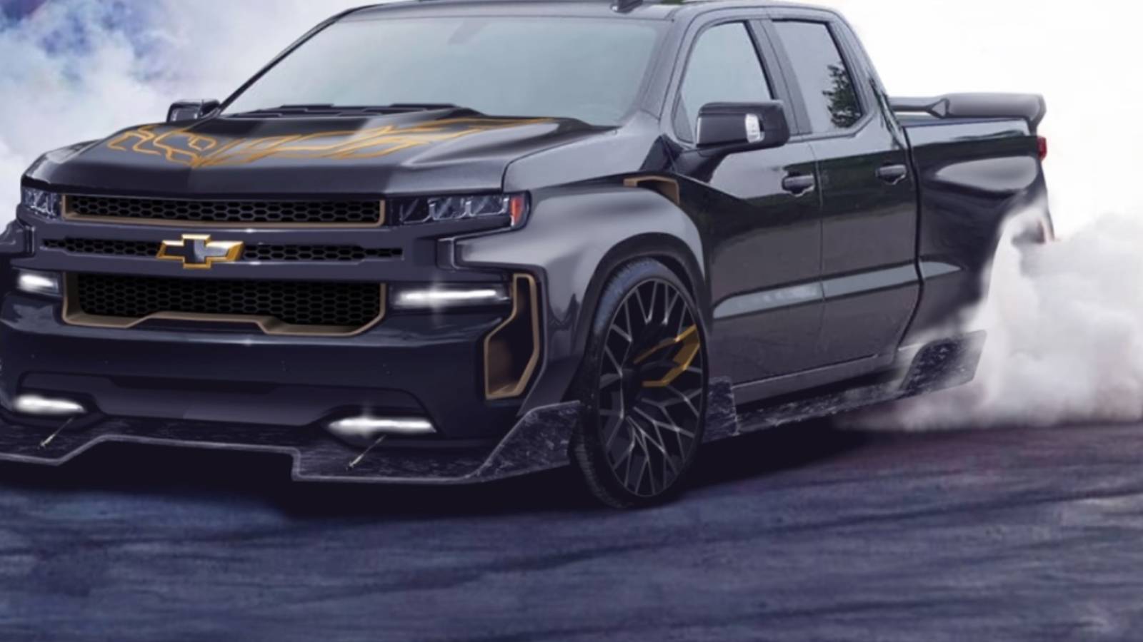 Widebody ‘Smokey And The Bandit’ Silverado Is The Coolest Chevy Pickup Ever