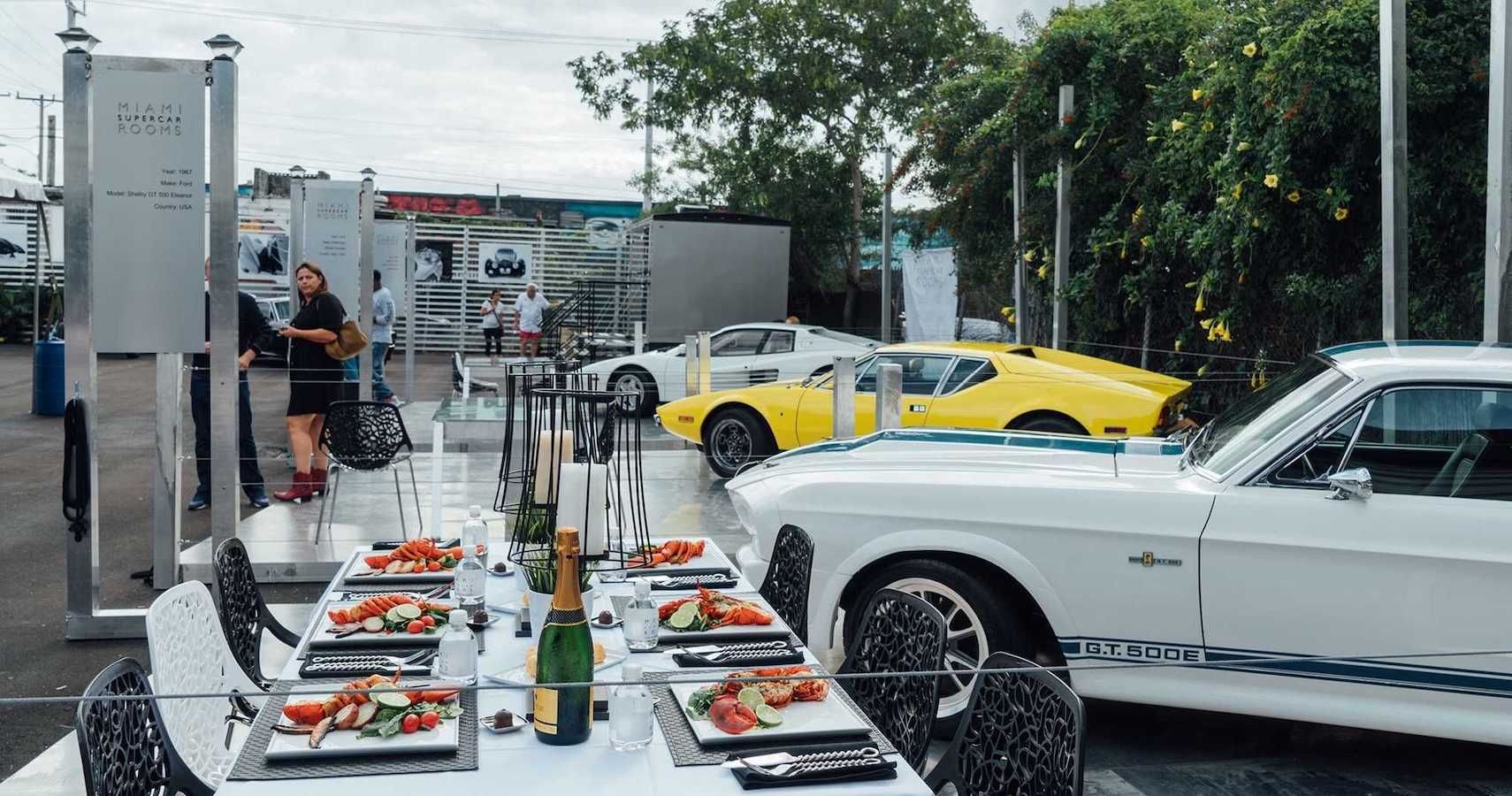 Miami Supercar Rooms Lets You Eat In The Presence Of Automotive Royalty