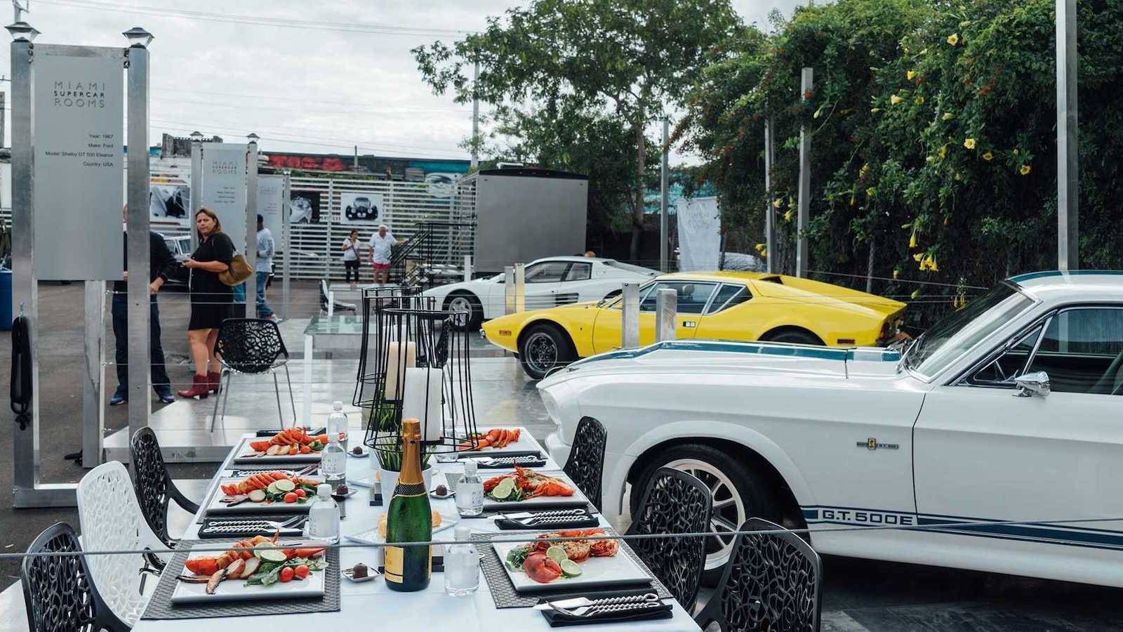 Miami Supercar Rooms Lets You Eat In The Presence Of Automotive Royalty
