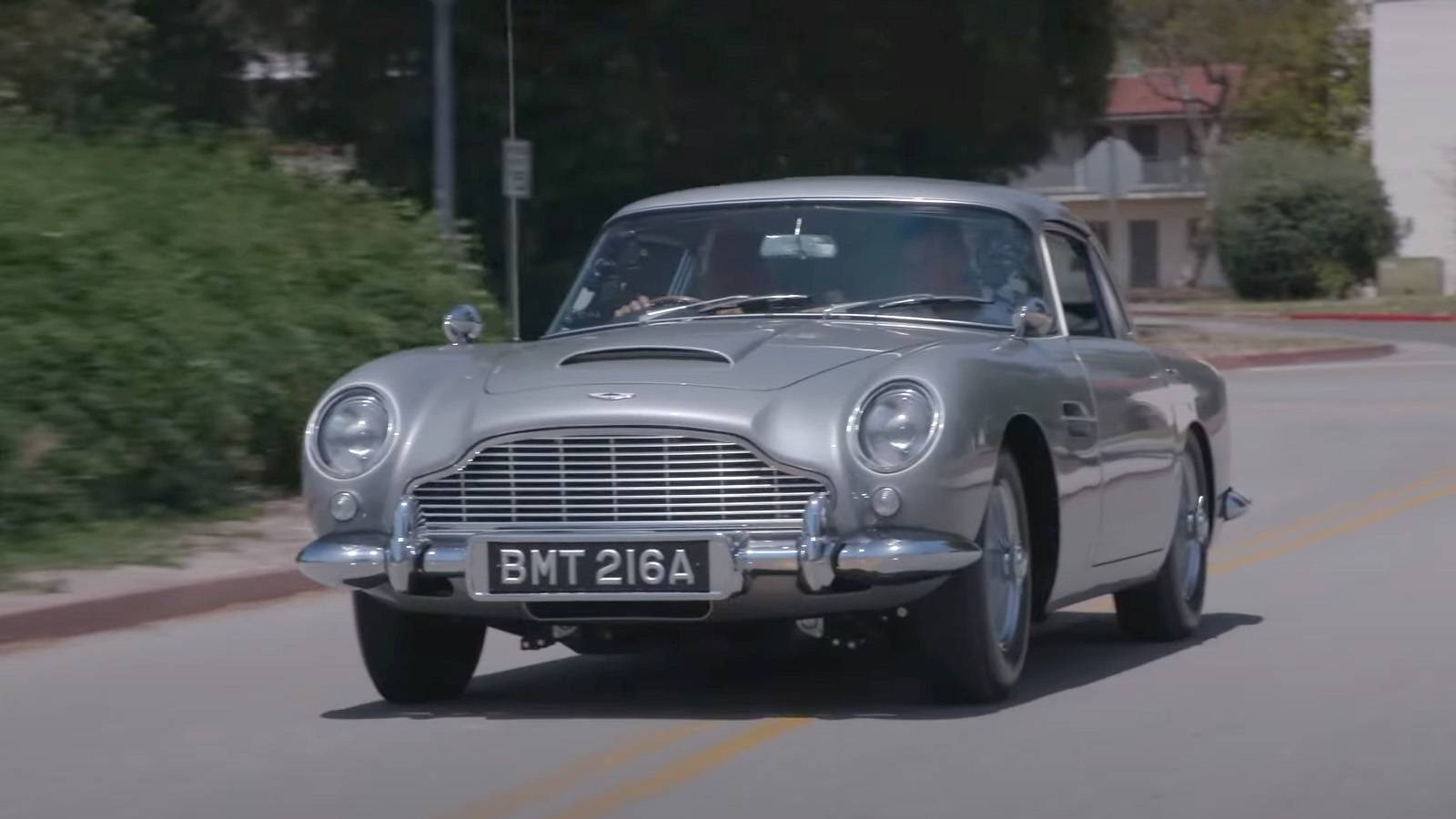 Watch Jay Leno Drive This 007 Gadget-Filled Aston Martin DB5 Worth $3.6 ...