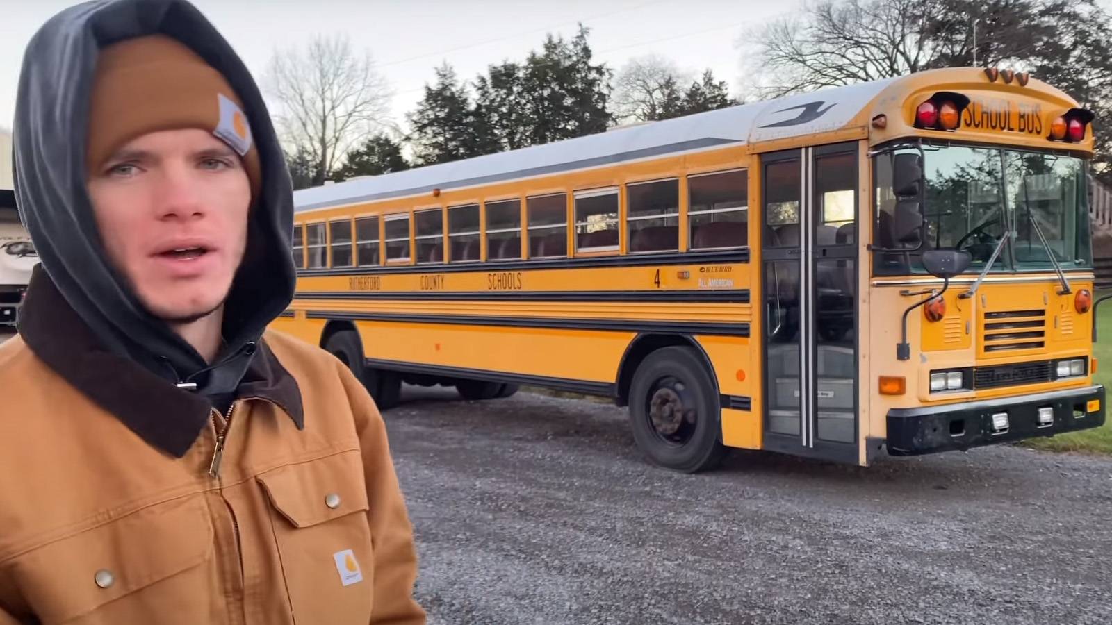YouTuber Takes School Bus Into Off-Road Territory With Disastrous Results