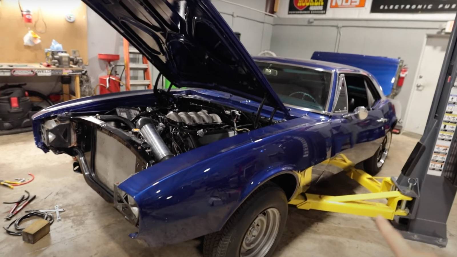 Mustang-Swapped Camaro Is A Blasphemous Beast: Watch It Fire Up