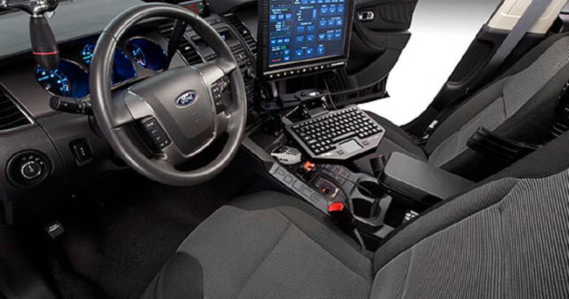 police interceptor utility interior