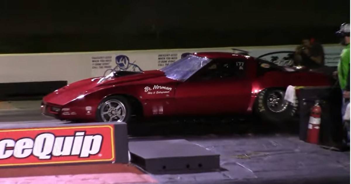 Watch: 6-Second Turbo C4 Corvette Is Lethal On The Strip