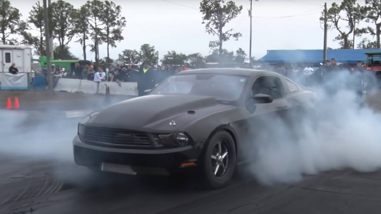 Drag Race Domination: Ford Mustang With A Demon Engine