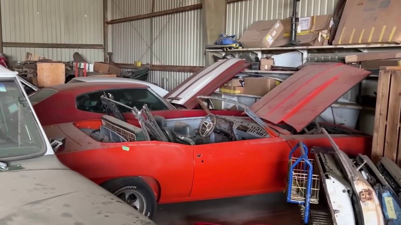Epic Barn Find's Crowning Jewels Include Classic Camaros And Chevelle