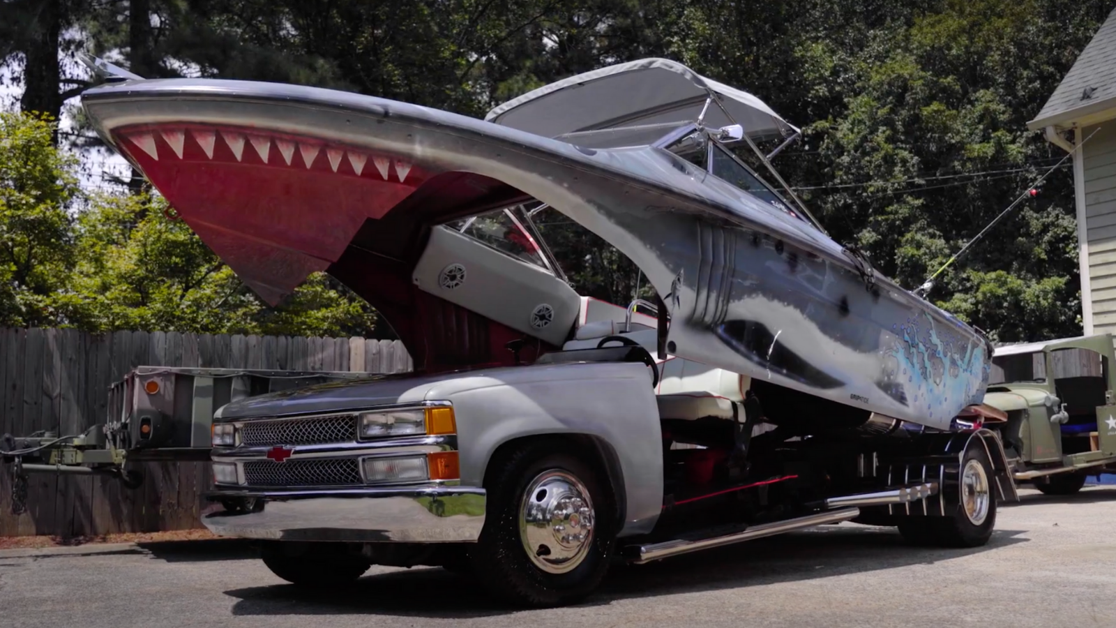 It's The Return Of Jaws With This Crazy Chevrolet Shark Truck