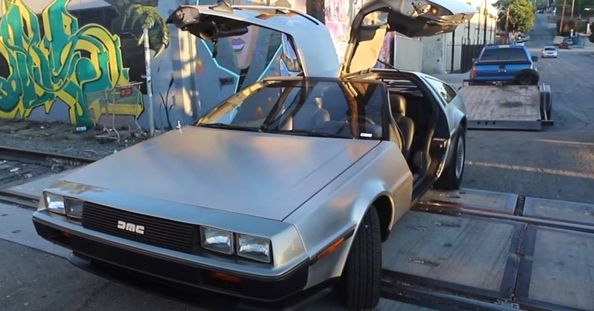 YouTuber Behind Off-Road Lambo Preps EV-Swapped DMC DeLorean Build
