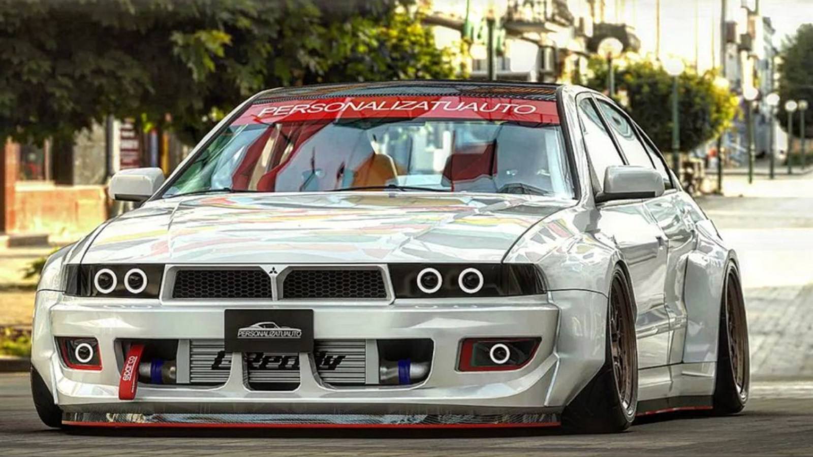 A Masterclass In Rendering Gives Us The Mitsubishi Galant On Steroids