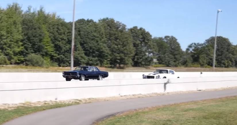 The Ultimate Drag Race: 1970 Chevrolet Z28 Camaro Vs 1965 Pontiac GTO