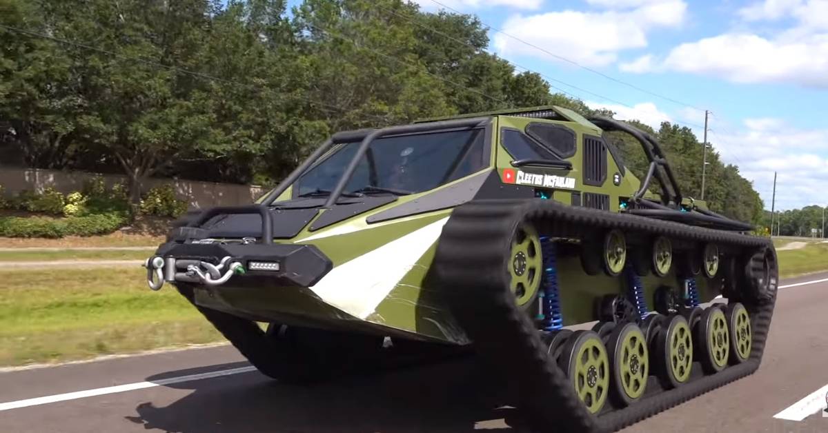 The American Dream: Riding Your Ripsaw Tank To A McDonald's Drive-Thru