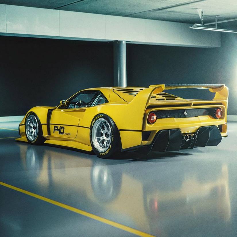 Taking The Ferrari F40 To The Next Level With The Ferrari 488 Challenge