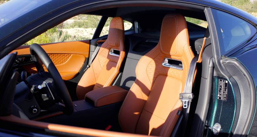 jaguar sports car interior
