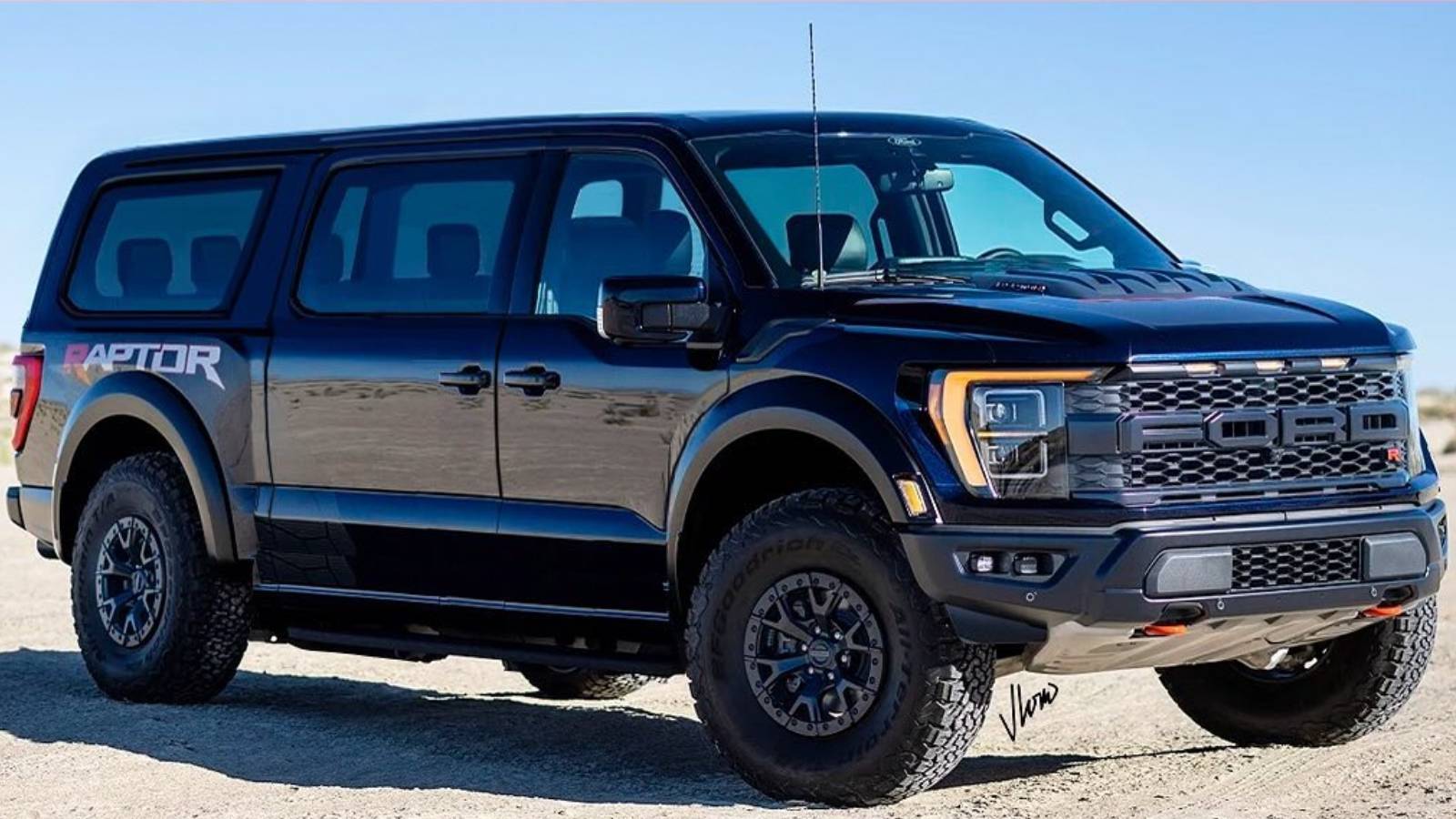 The Iconic Ford Van Returns As An Econoline Raptor