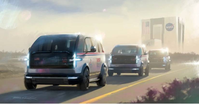 Take A Closer Look At Canoo’s New NASA Transport Vehicles